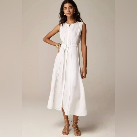 J Crew White Dresses
